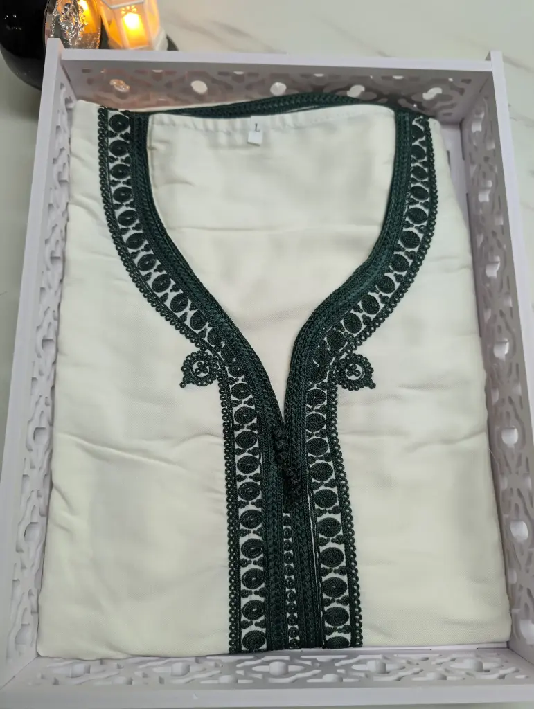 Marrakech Prestige - Ivory Emerald | Veil & Vogue